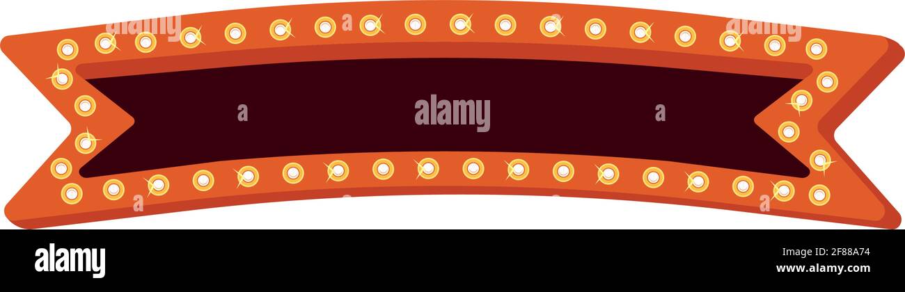 ribbon light sign Stock Vector Image & Art - Alamy