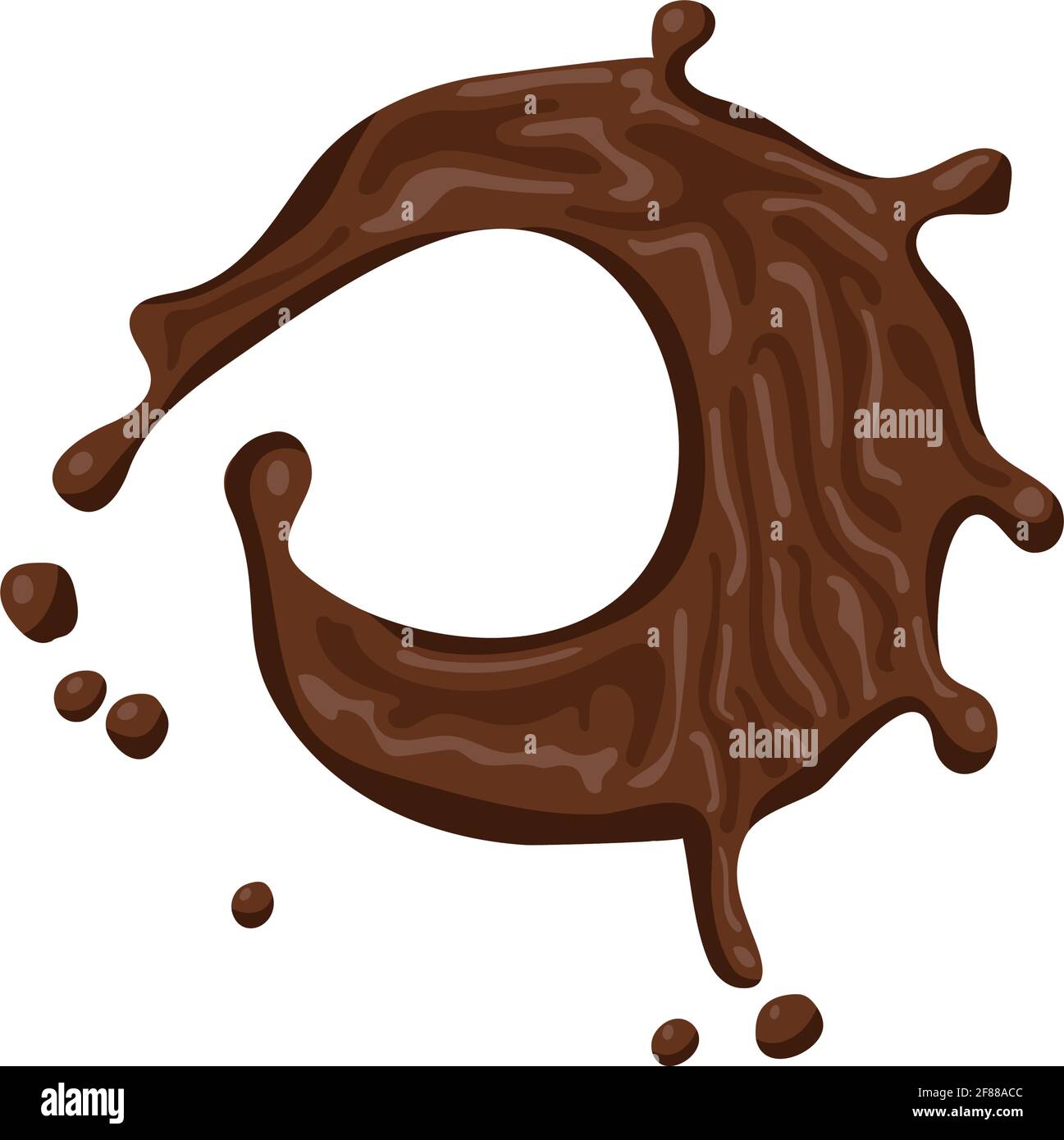 circular liquid chocolate Stock Vector Image & Art - Alamy