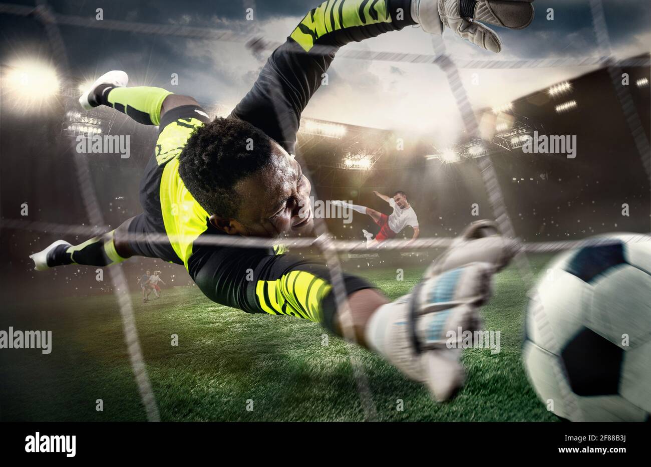 Beautiful soccer player posing hi-res stock photography and images - Alamy