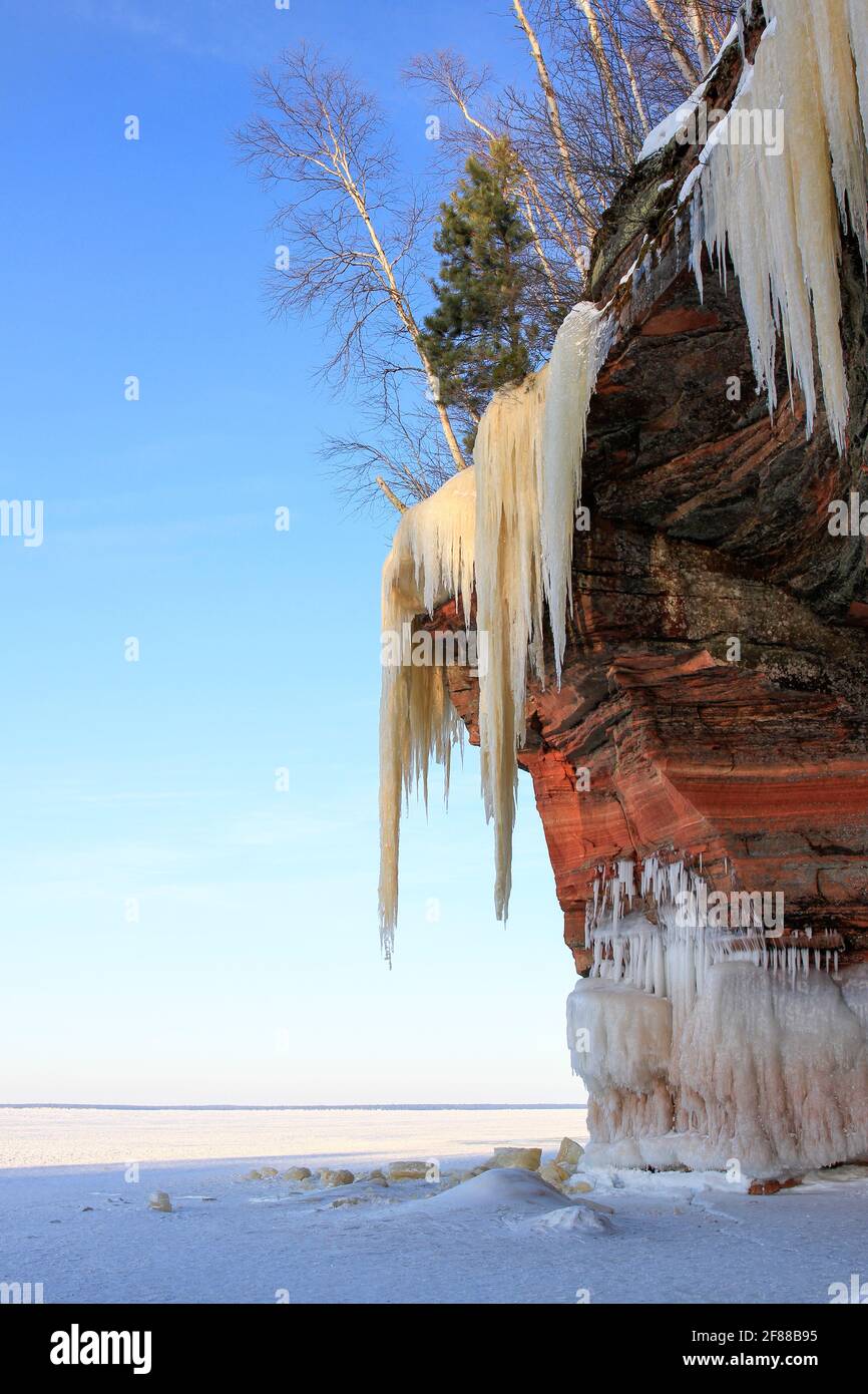 Apostle islands ice caves hi-res stock photography and images - Alamy