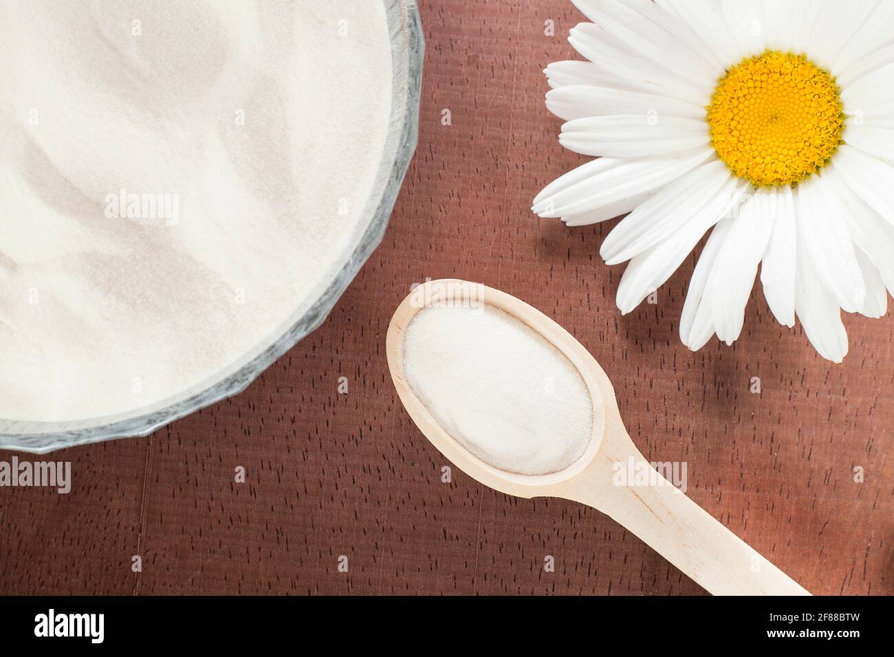 Collagen protein powder - Hydrolyzed Stock Photo - Alamy