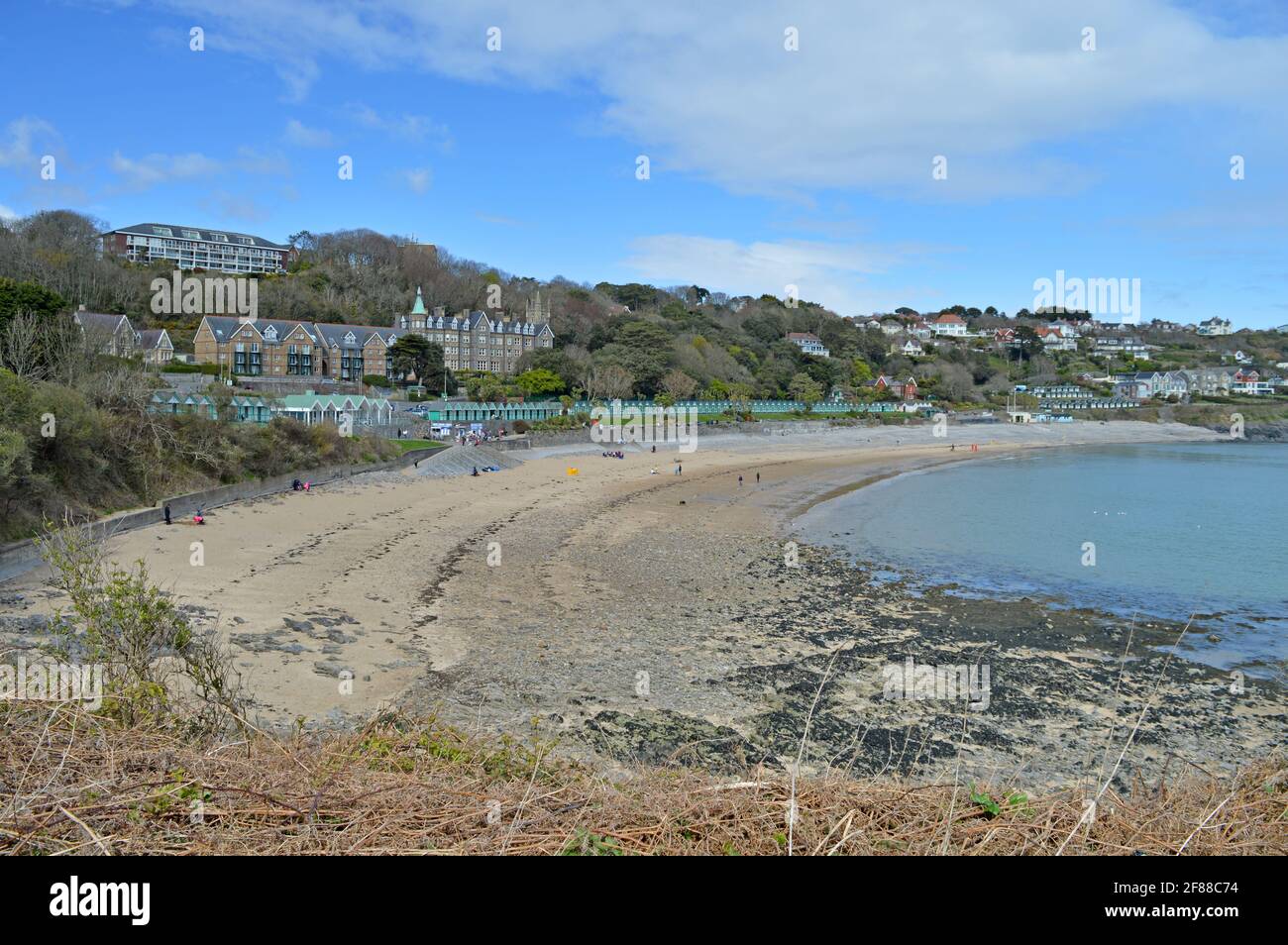 Langland Bay, Gower Peninsula, Wales Stock Photo - Alamy