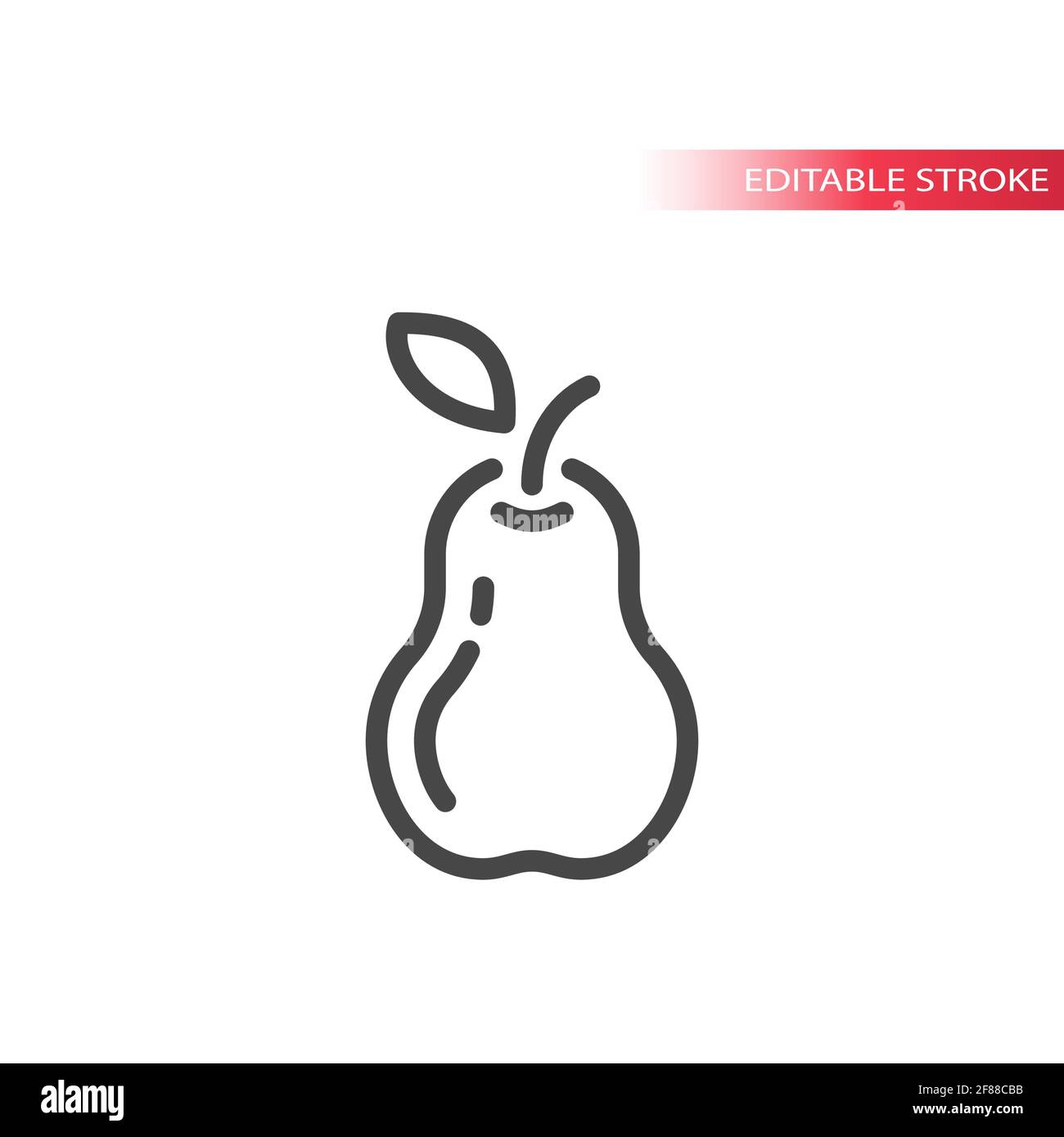 Leaf icon outline style Cut Out Stock Images & Pictures - Alamy