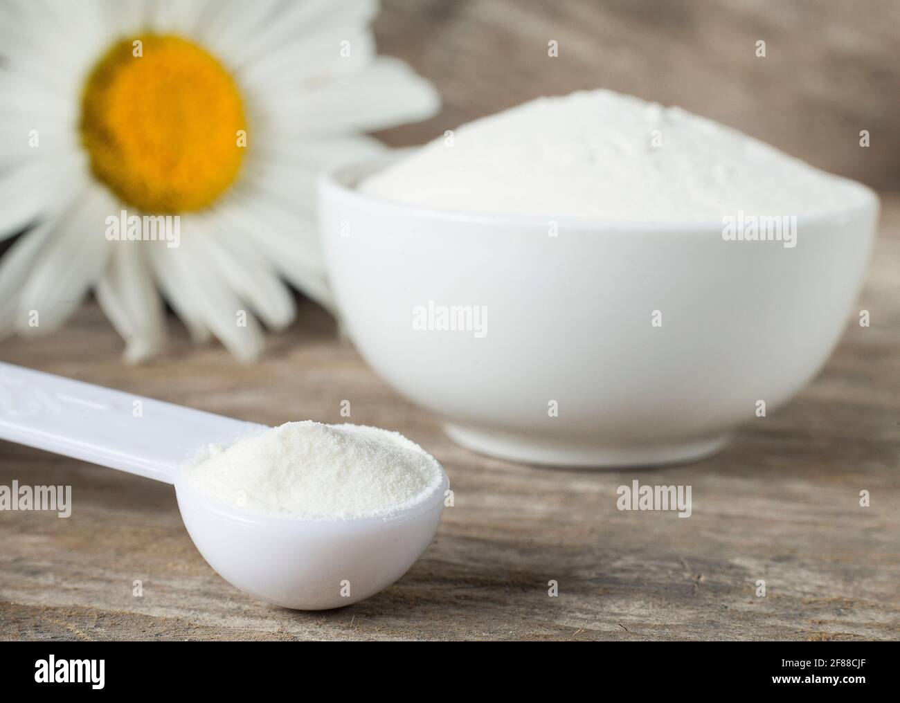Collagen protein powder - Hydrolyzed Stock Photo - Alamy