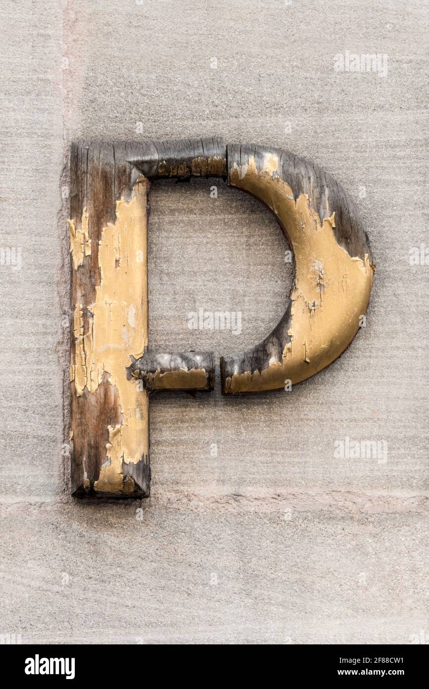 Capital letter p hi-res stock photography and images - Alamy