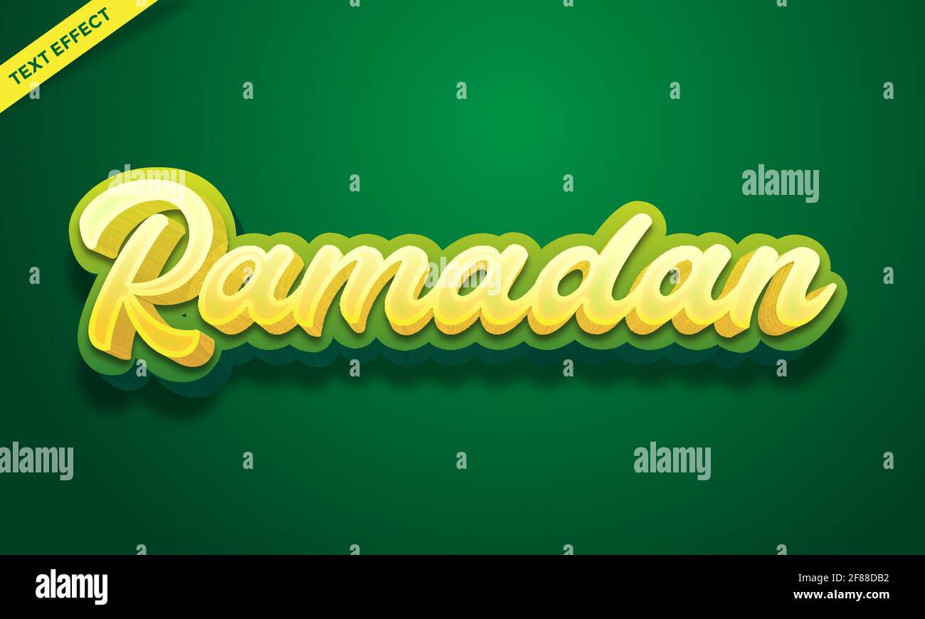 Arabic text effect Stock Vector Images - Alamy