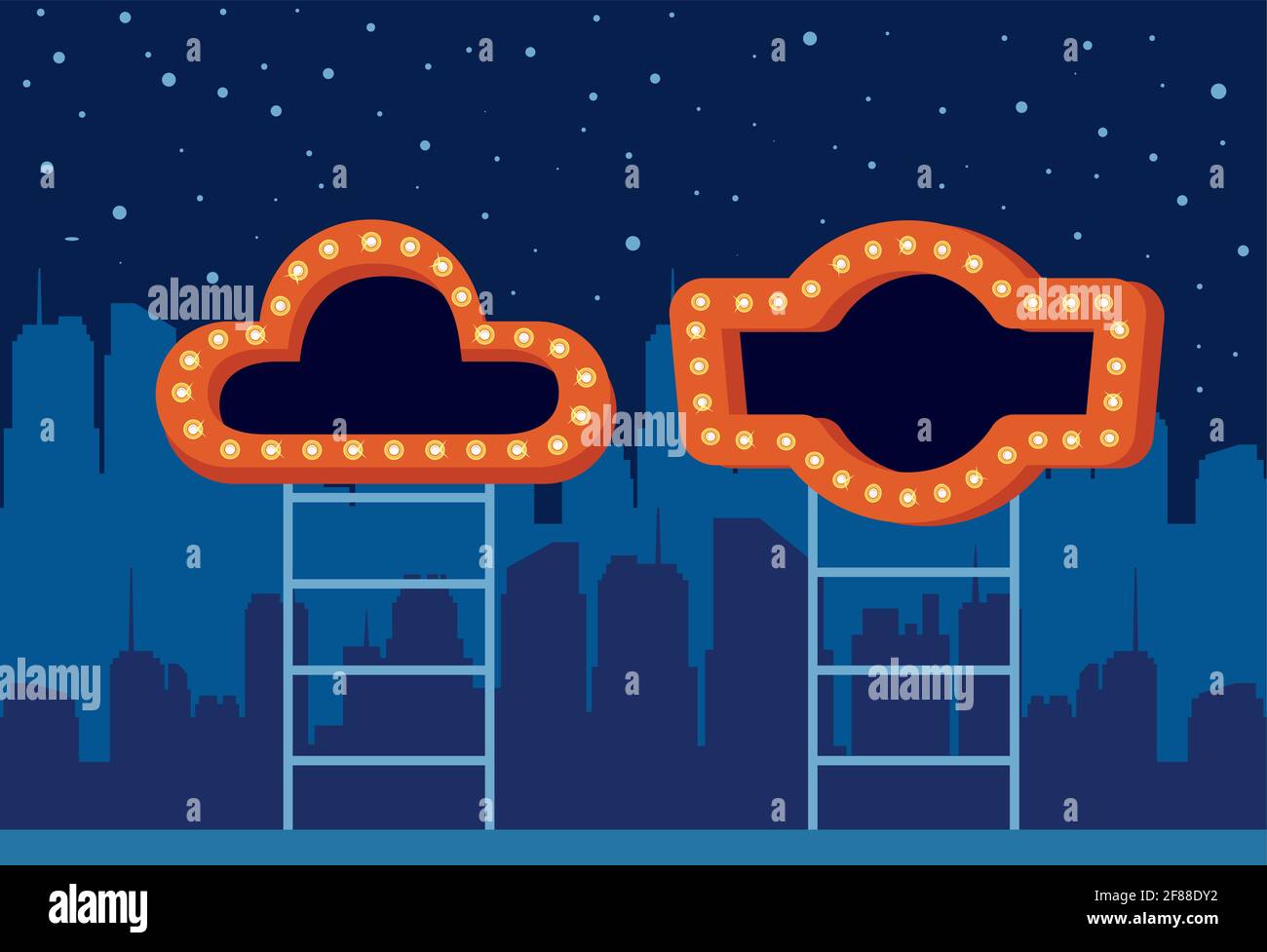 frames lights signs Stock Vector Image & Art - Alamy