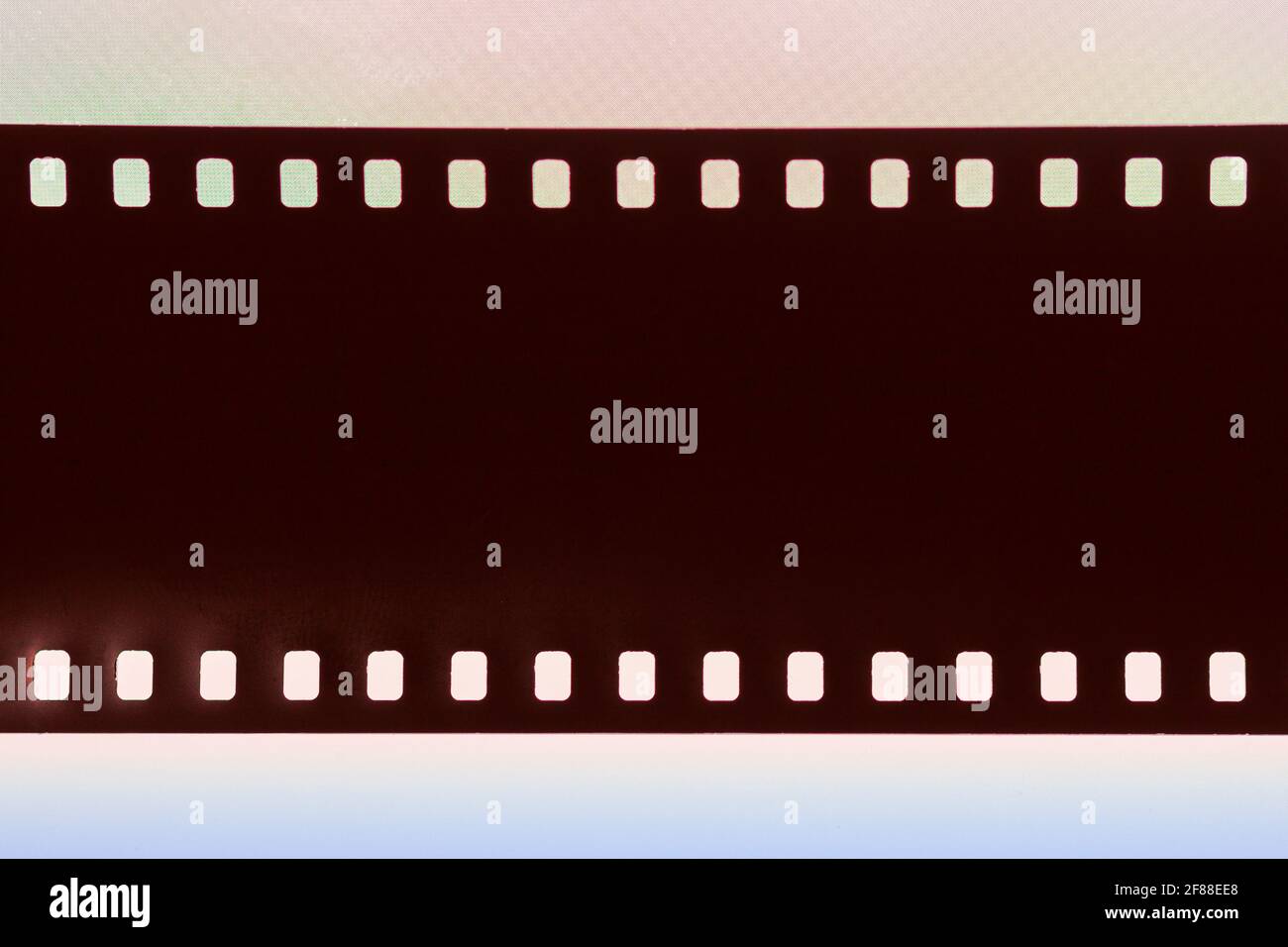 Abstract Filmstrip texture with dust and scratche on colorful ...