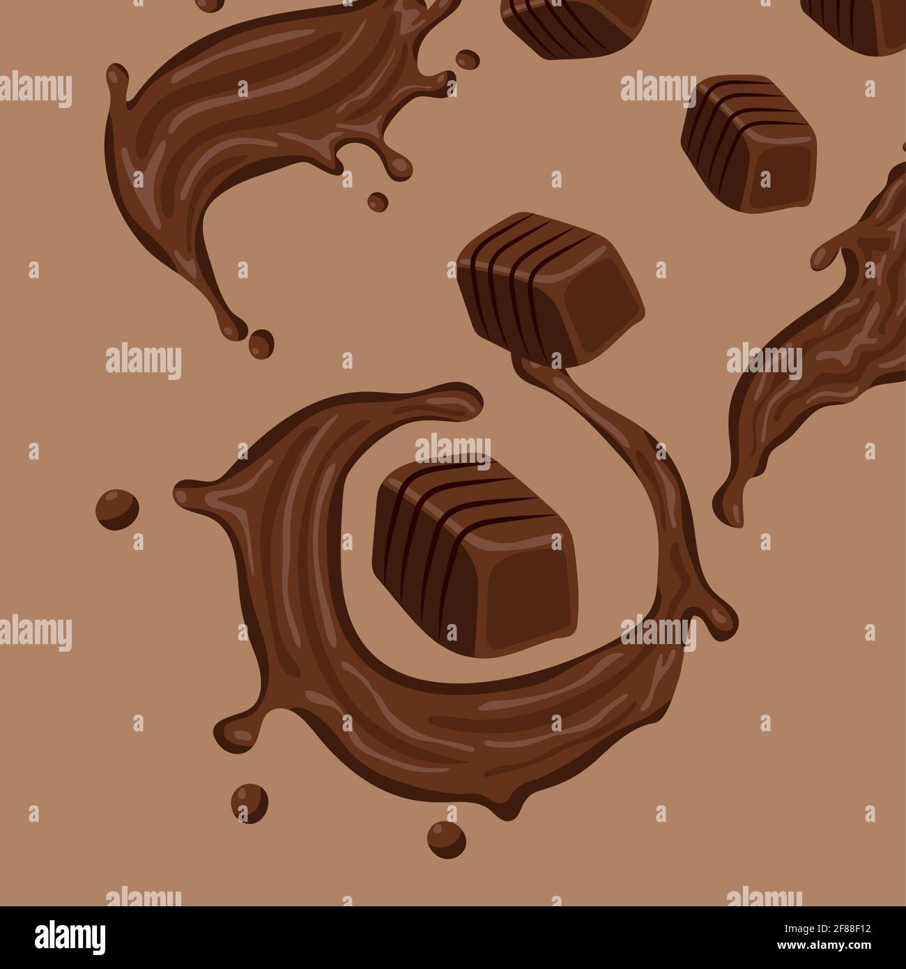 liquids chocolates bars Stock Vector Image & Art - Alamy