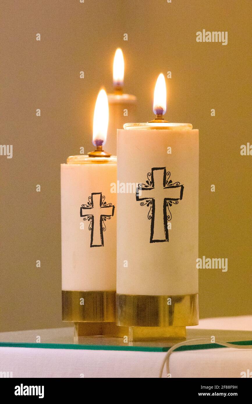 paschal candle with its light comes from the Holy Spirit and always ...