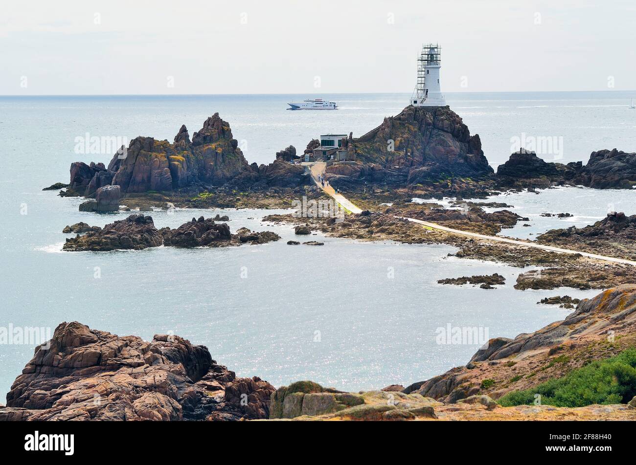 Jersey channel islands lighthouse hi-res stock photography and images ...