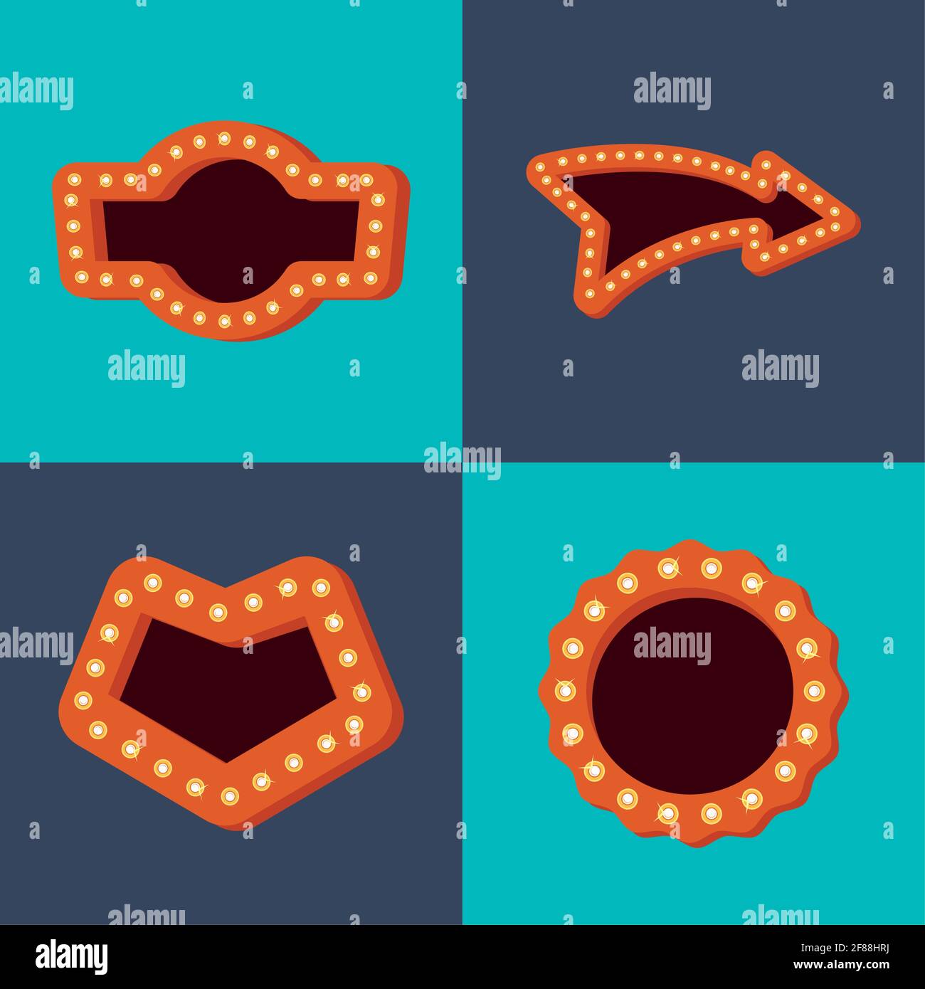 four lights signs Stock Vector Image & Art - Alamy