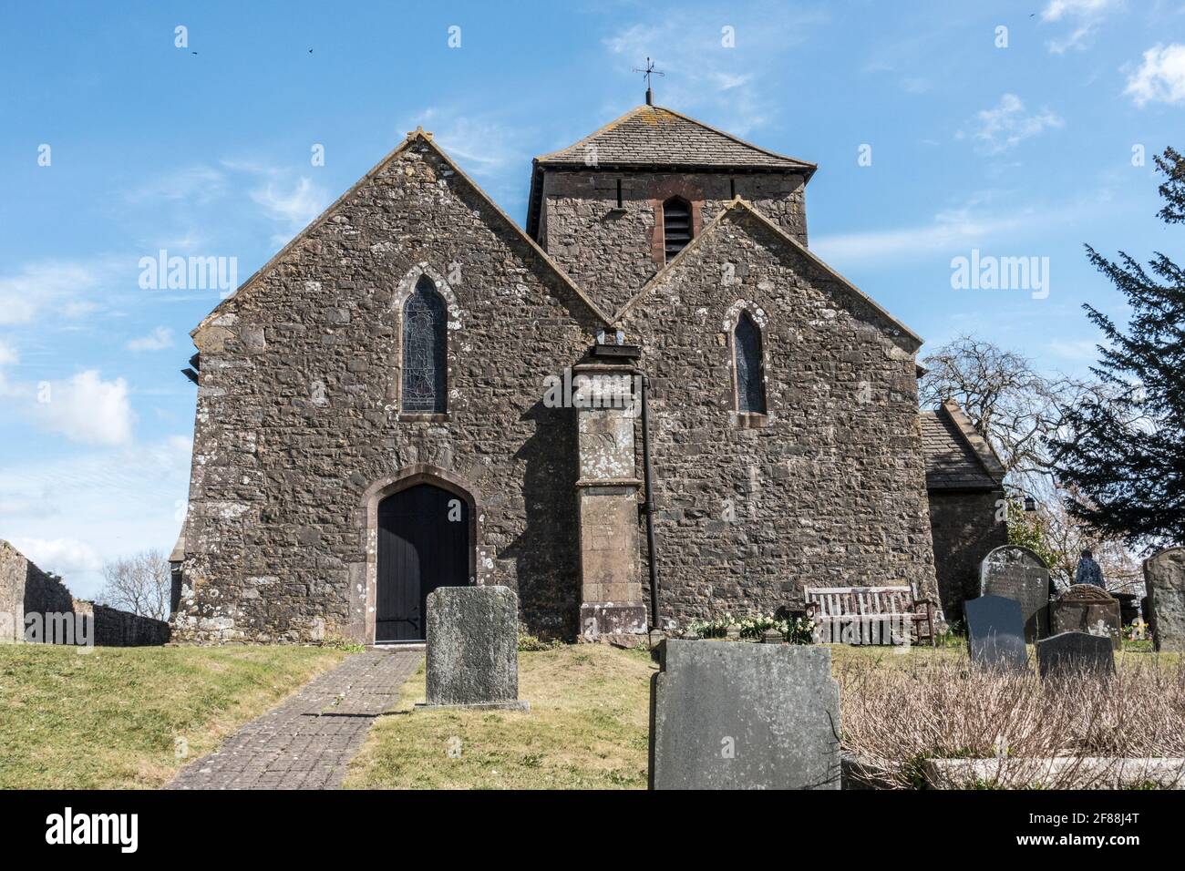 Penhow church, Newport Stock Photo - Alamy