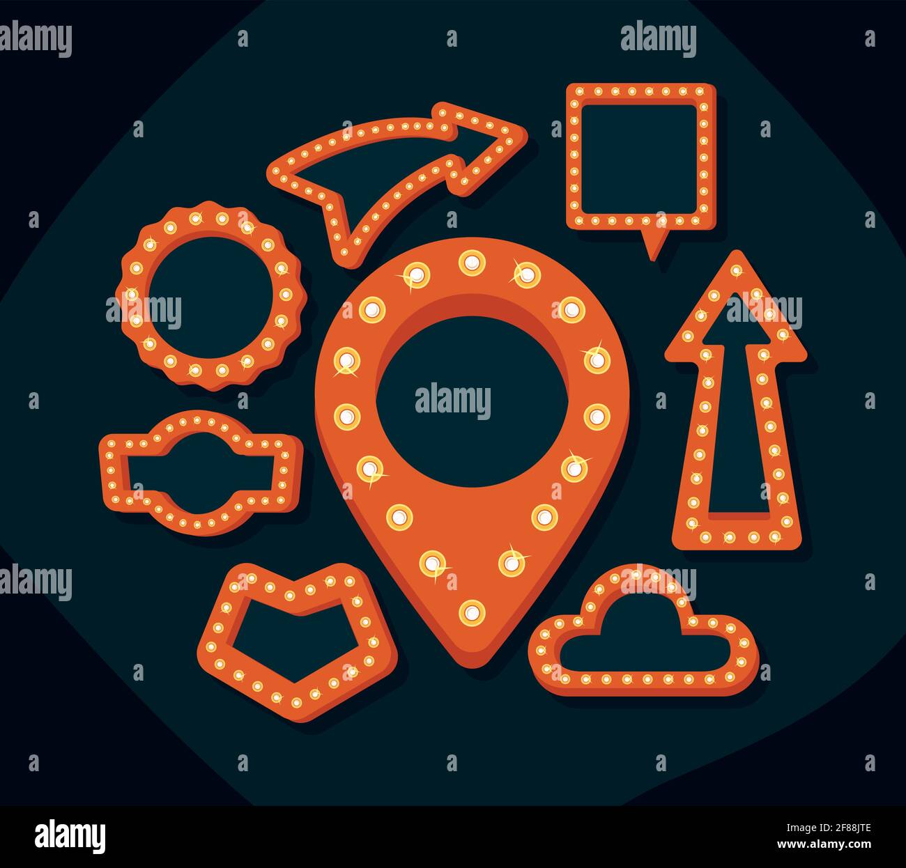 Eight banners Stock Vector Images - Alamy