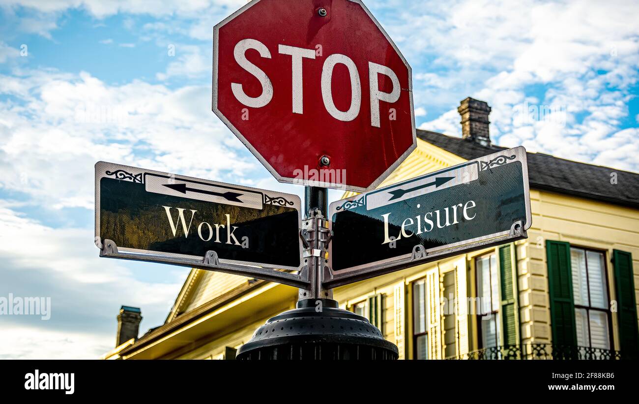 Work vs leisure hi-res stock photography and images - Alamy