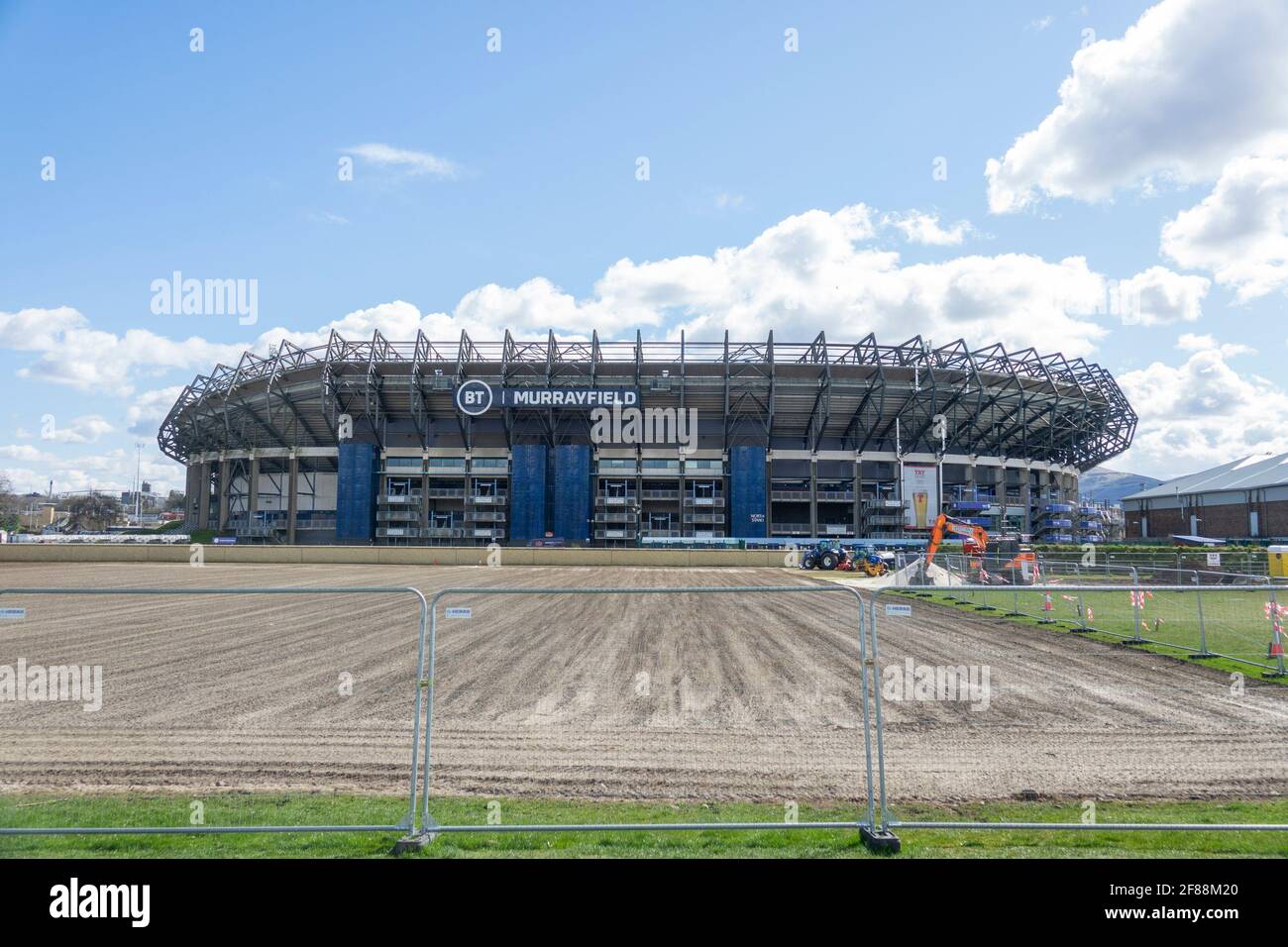Home of the Scottish rugby union team, BT Murrayfield Stock Photo - Alamy