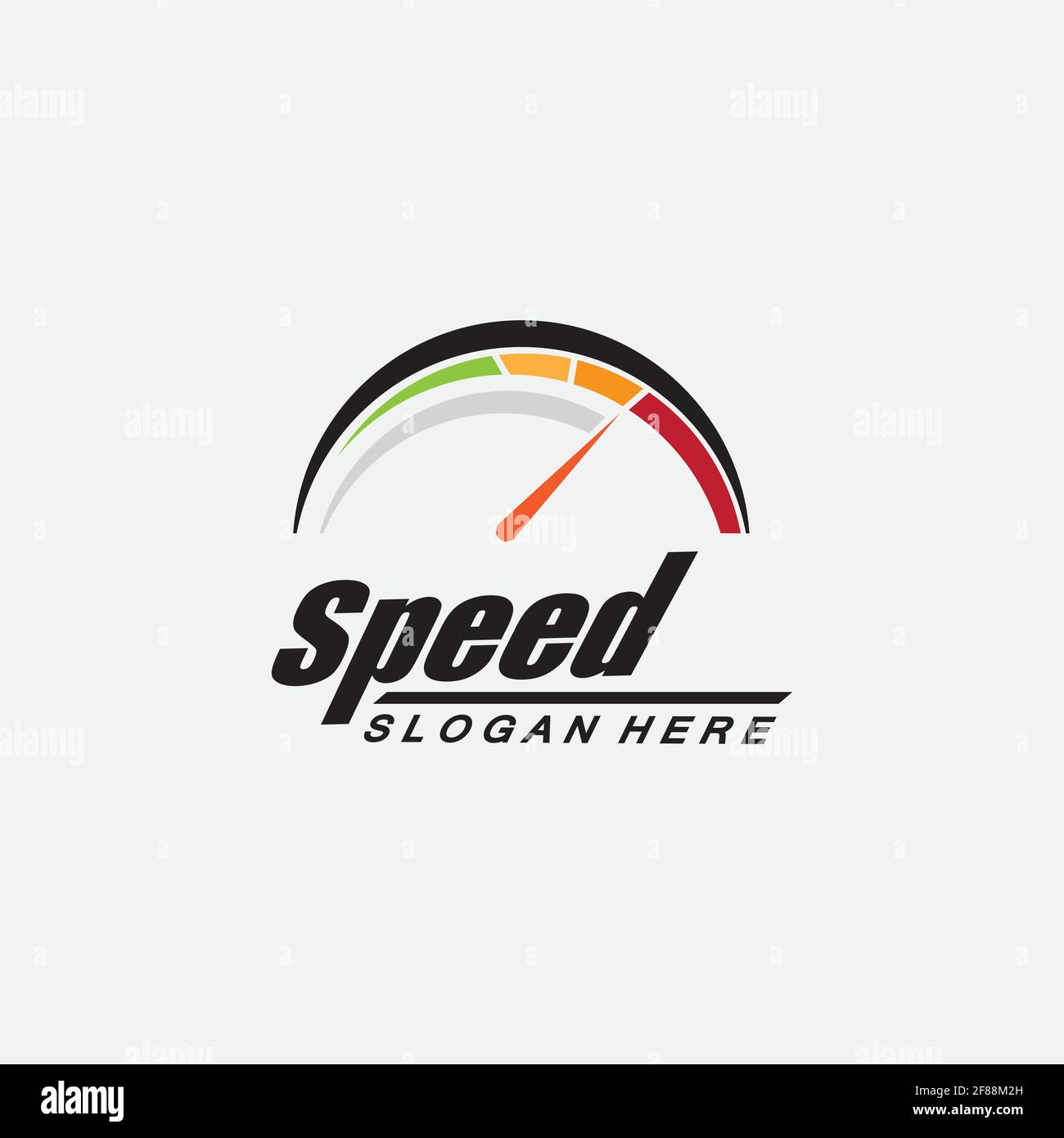 Speed logo design, silhouette speedometer symbol icon vector,speed Auto ...