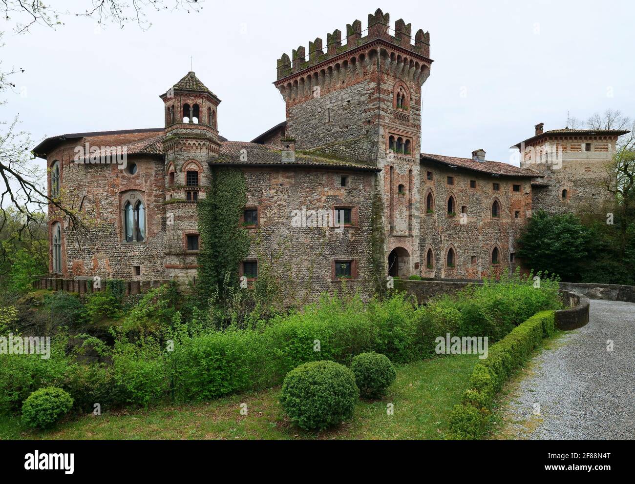 Historic roman castle of Marne, Filago, Bergamo Italy Stock Photo - Alamy