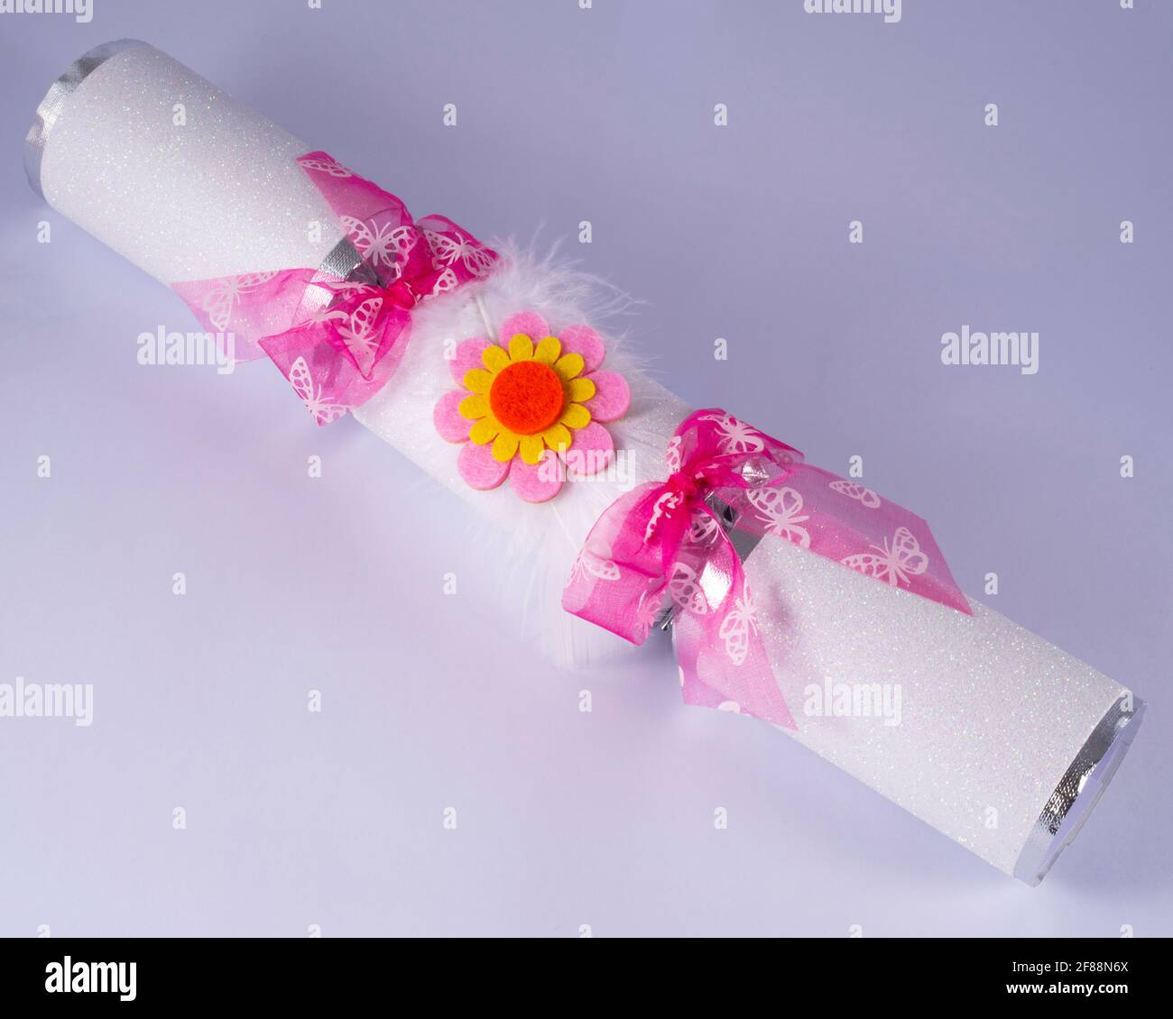 Close-up of a traditional cracker with Easter decorations Stock Photo ...