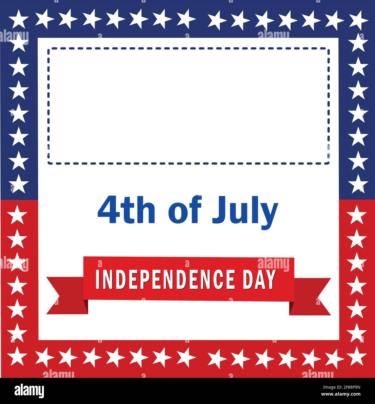 American day poster 4th ofJuly vector background Stock Vector Image ...