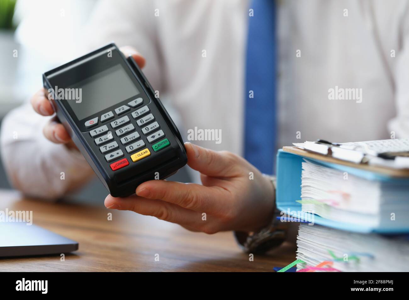 Man at mobile cash machine hi-res stock photography and images - Alamy