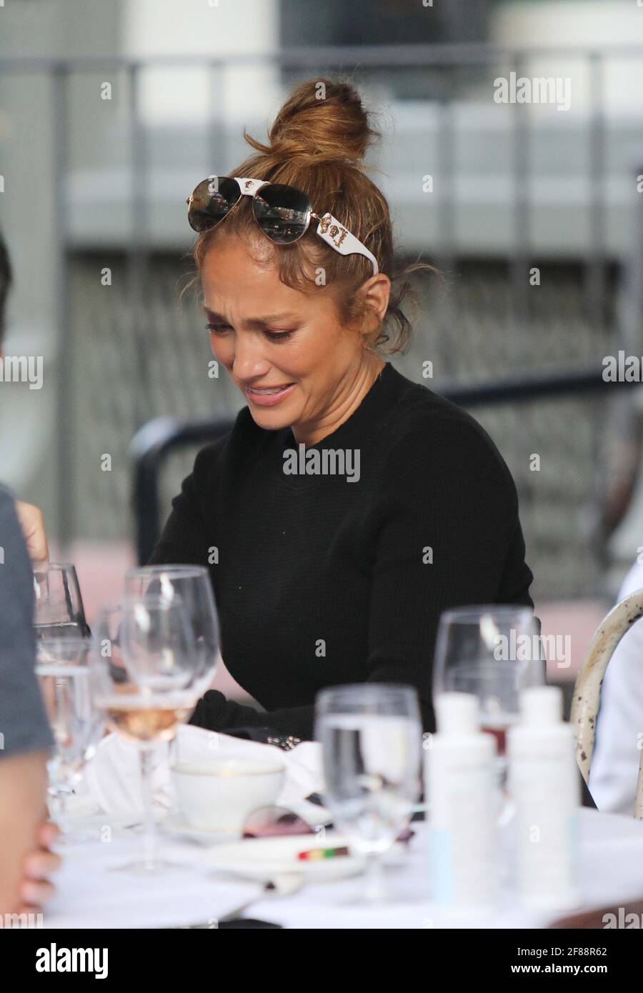 New York - NY - 20200913 - Jennifer Lopez pictured having a laugh with ...