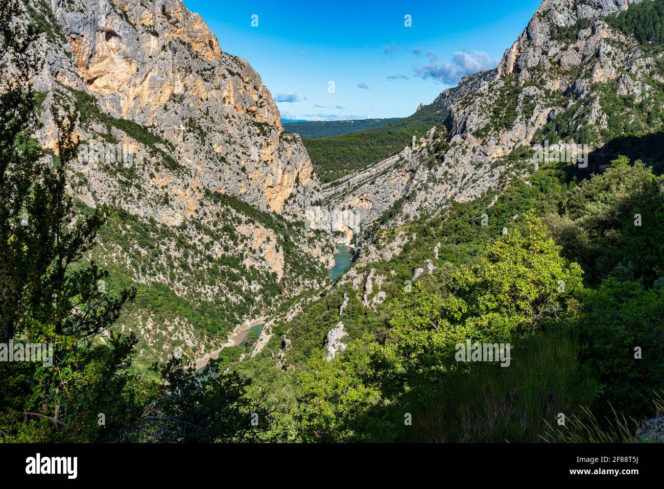 Verdon Gorge, Gorges du Verdon, amazing landscape of the famous canyon ...