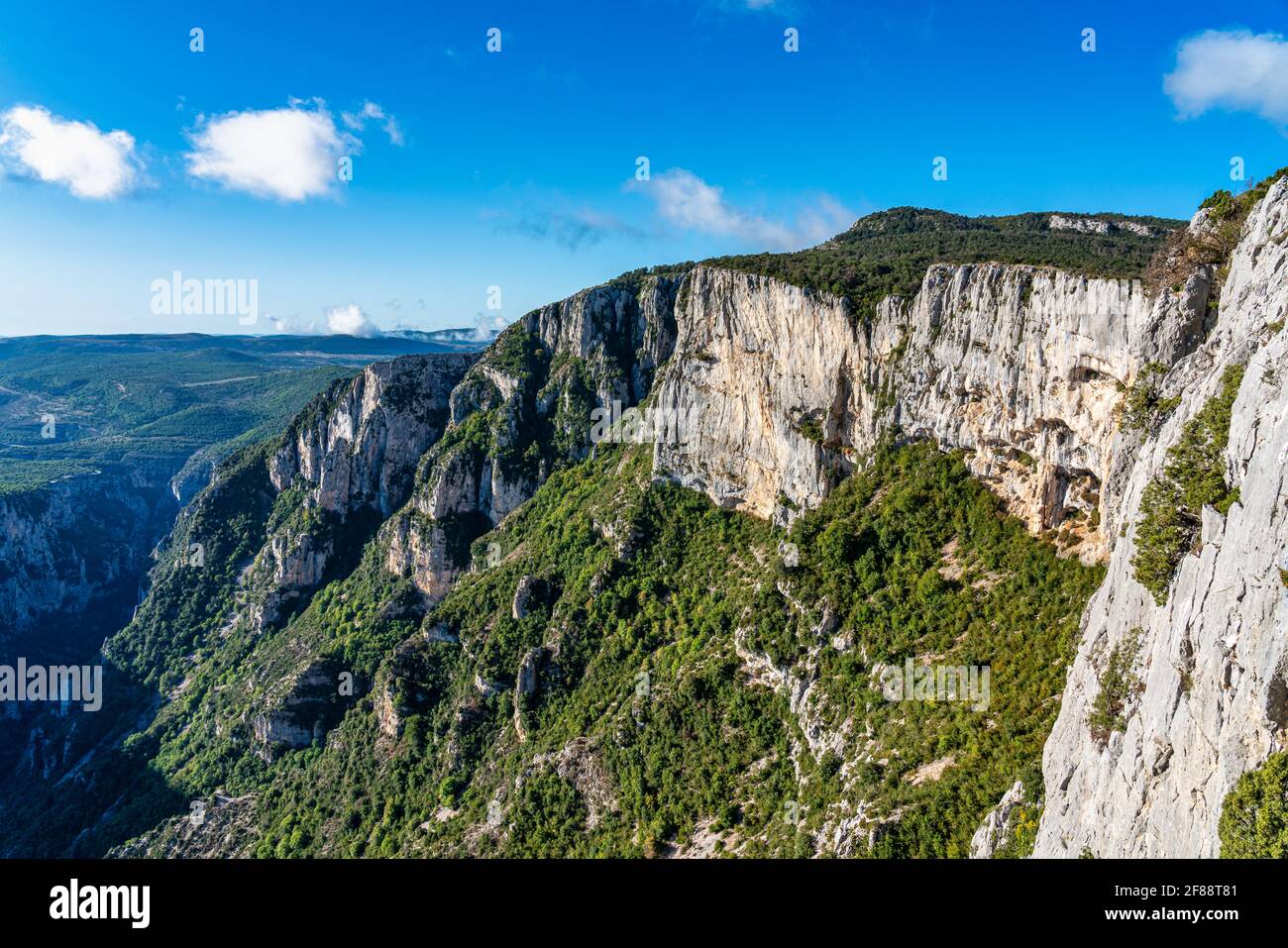 Verdon Gorge, Gorges du Verdon, amazing landscape of the famous canyon ...