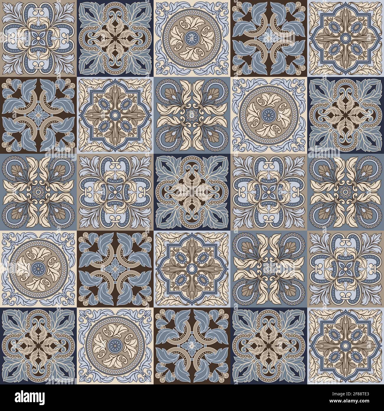 Mediterranean tile pattern hi-res stock photography and images - Alamy