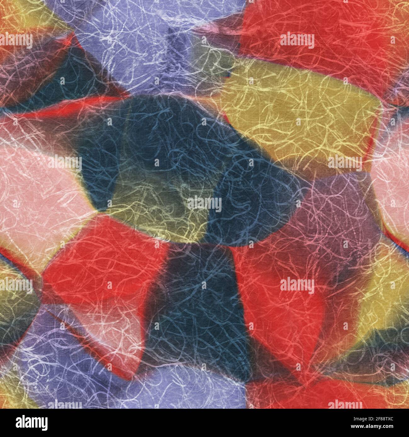 Seamless abstract blobs of color paper texture Stock Photo - Alamy