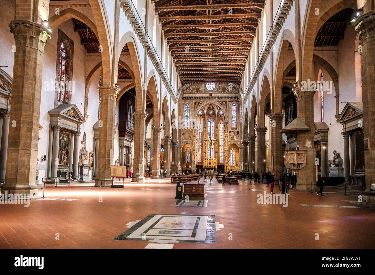 Santa maria novella interior hi-res stock photography and images - Alamy