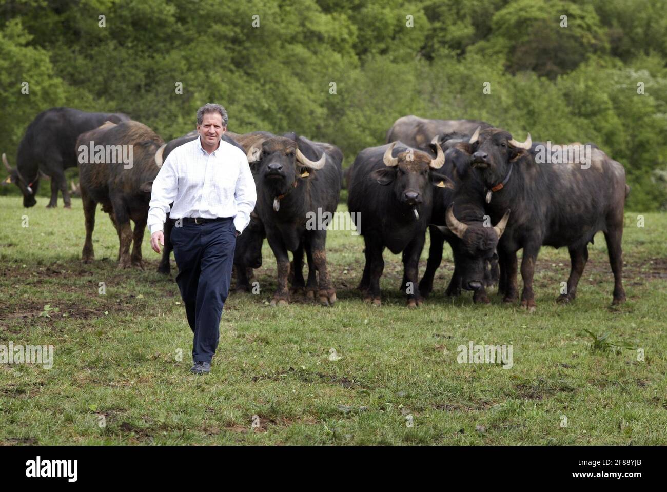 Jody Scheckter on his farm Laverstoke Park farm in Hampshire pic David ...