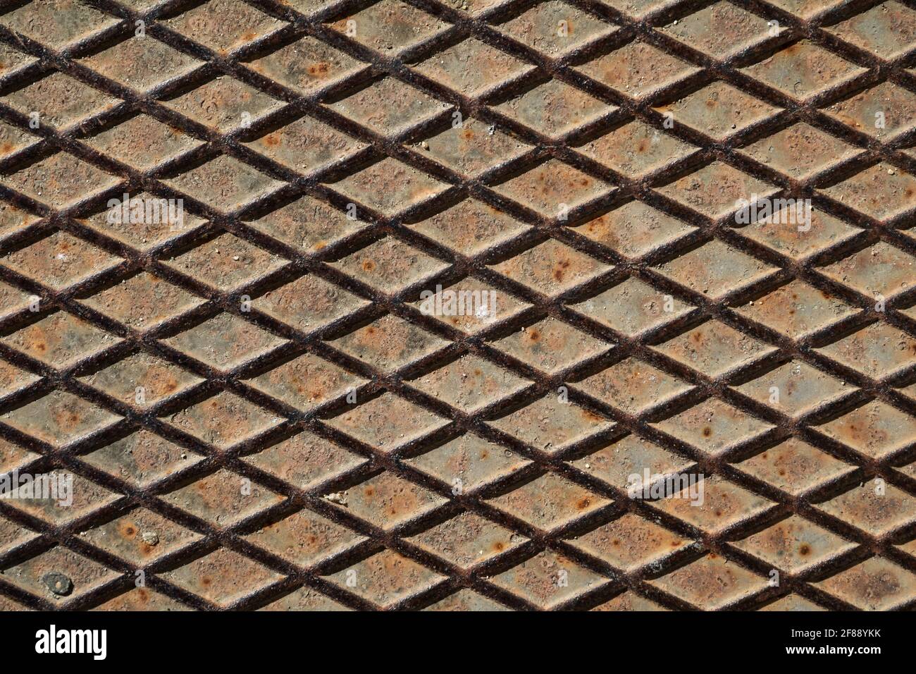 Metal manhole cap, sewers cover texture and background Stock Photo - Alamy