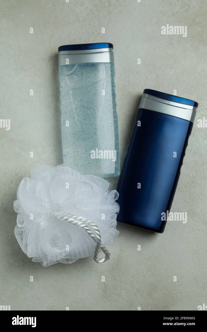 Concept of men's hygiene tools on textured background Stock Photo - Alamy