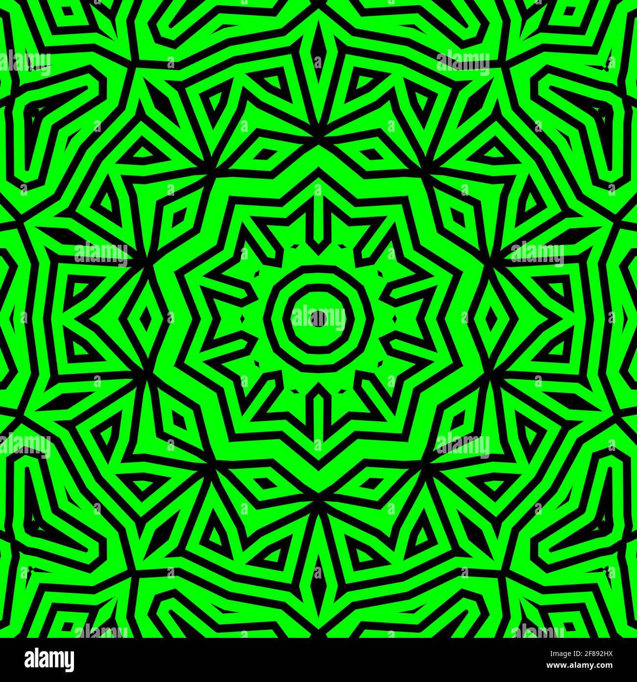 Mandala pattern illustration Stock Photo - Alamy