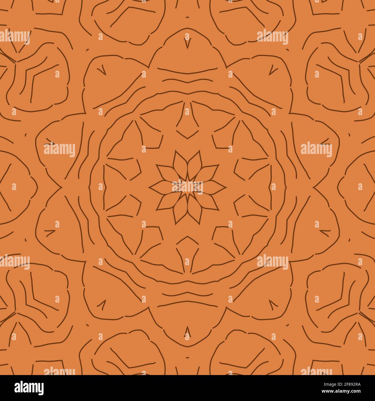 Mandala pattern illustration Stock Photo - Alamy