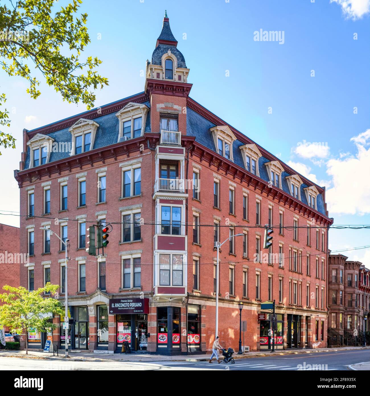 Historic main street red brick hi-res stock photography and images - Alamy