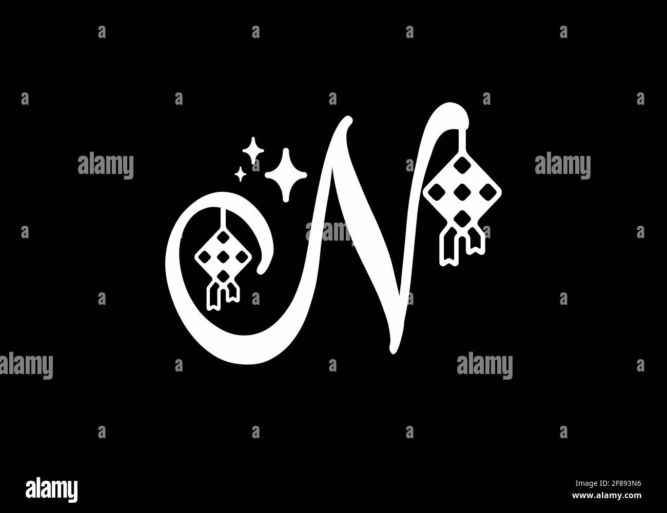 Islamic lettering design Black and White Stock Photos & Images - Alamy