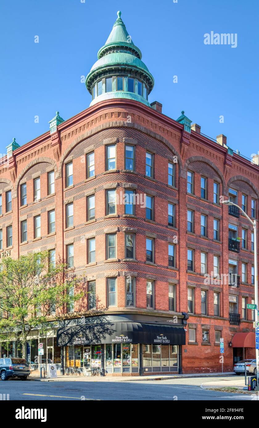Linden Building, built in 1891, is a Main Street landmark with its ...