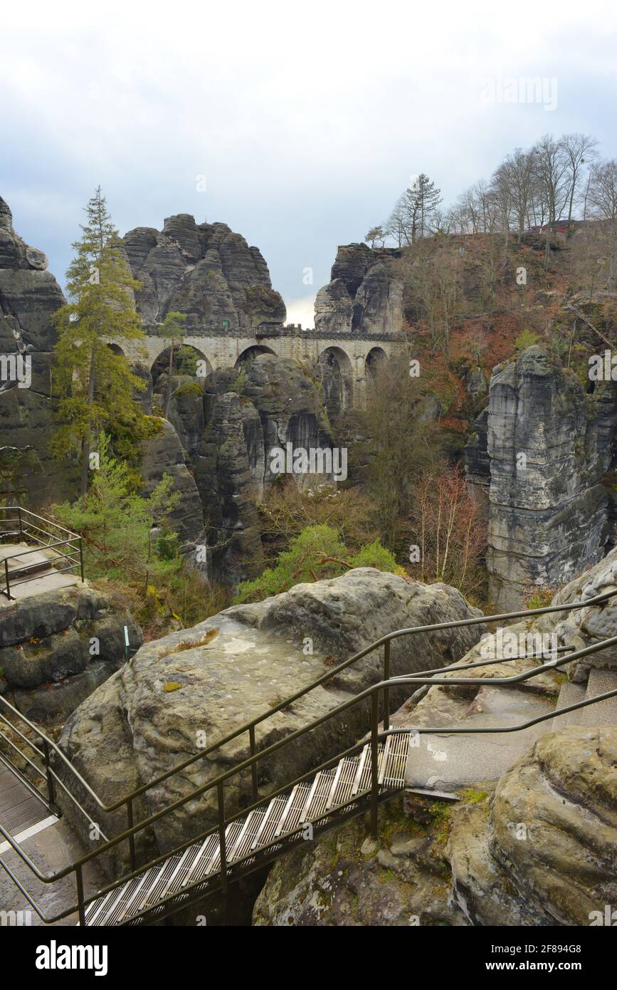 Bastei Rocks High Resolution Stock Photography and Images - Alamy