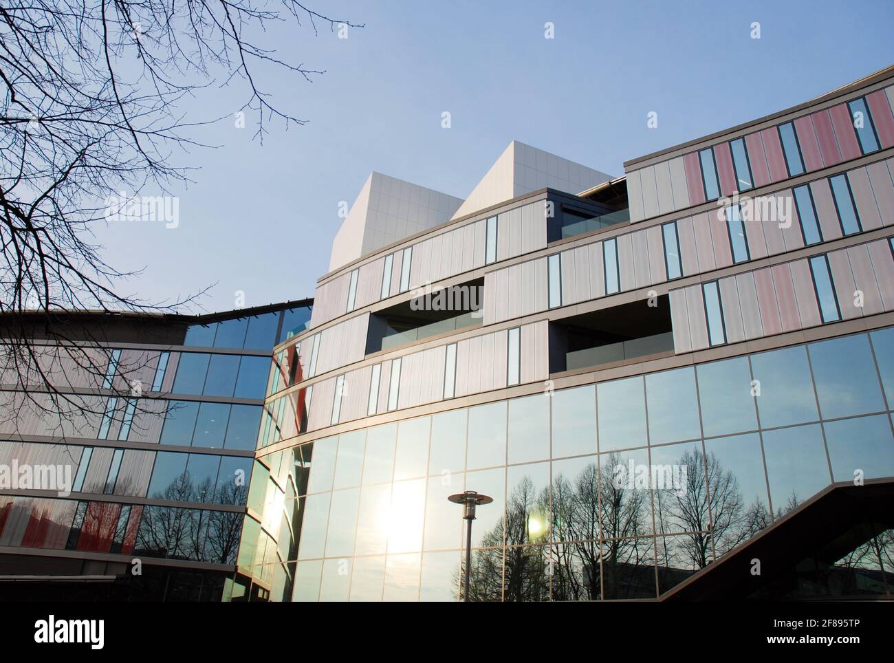 Leipzig, Germany 02-15-2011 the german national library building Stock ...