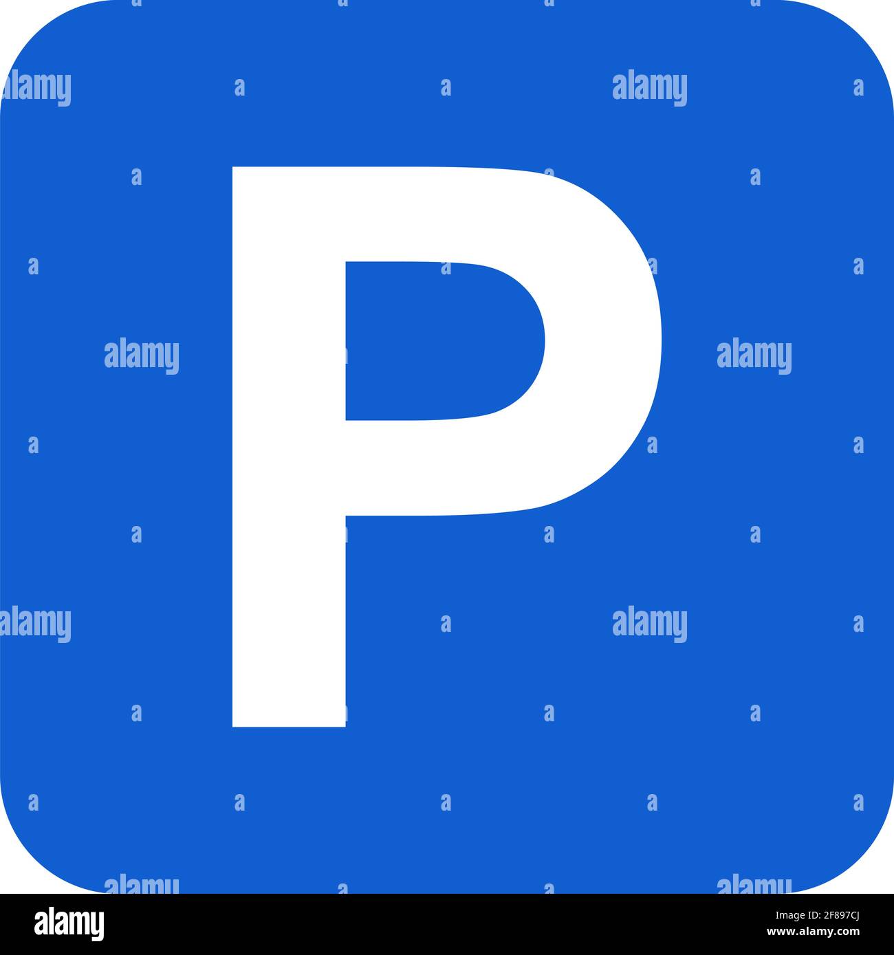 Parking icon graphic design isolated on white background. Vector ...