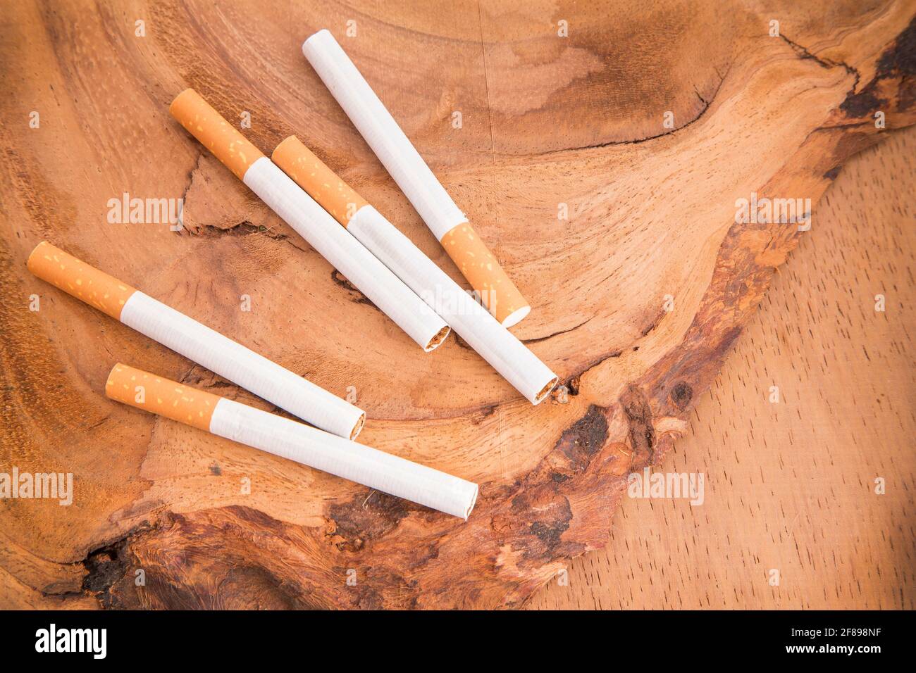 Leaves, tobacco and cigarettes - Nicotiana tabacum Stock Photo - Alamy