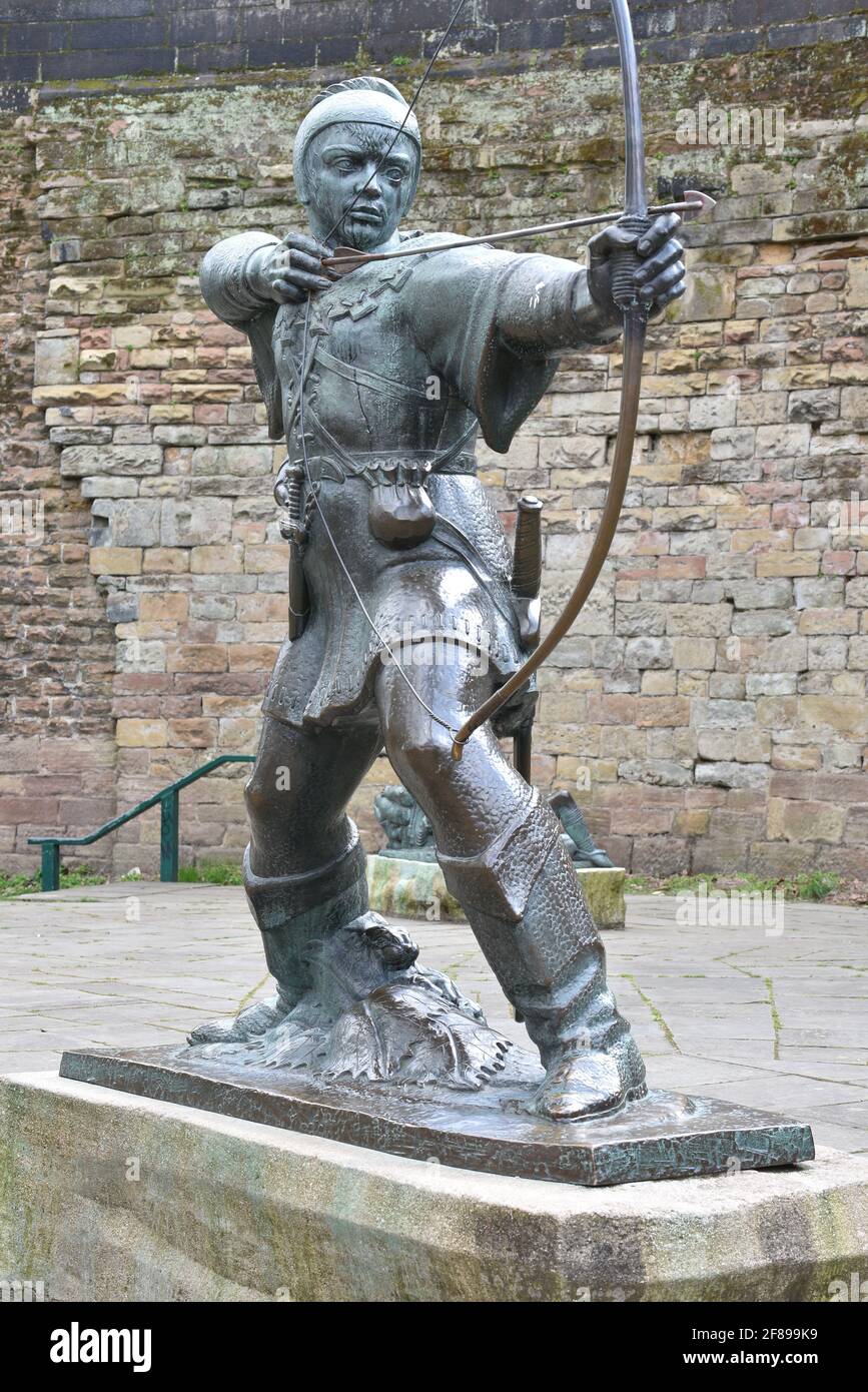 Robin Hood in Nottingham Stock Photo - Alamy
