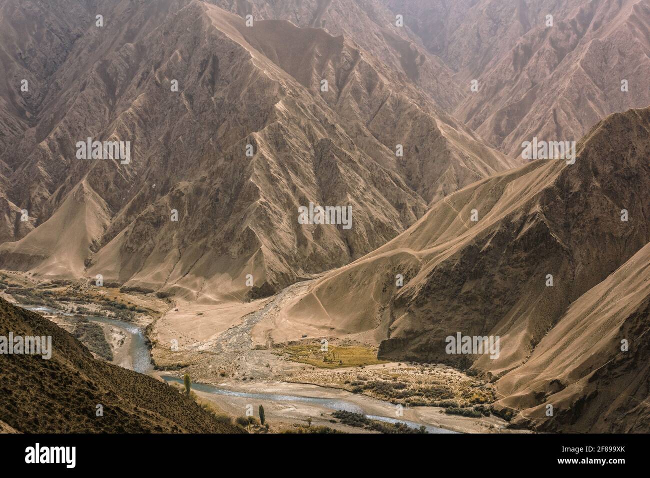 Eroded landscape and rock towers in Xinjiang, China Stock Photo - Alamy