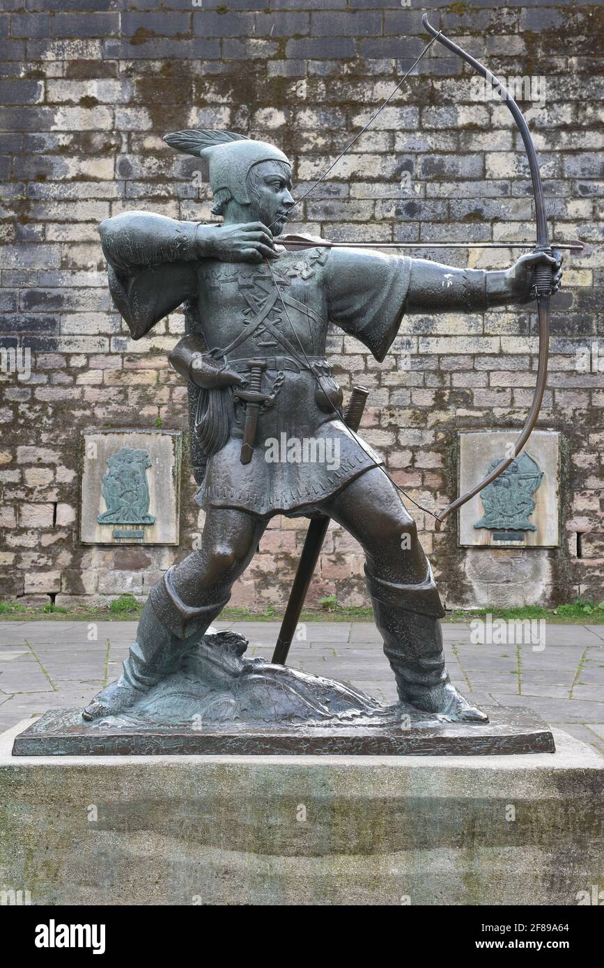 Robin Hood in Nottingham Stock Photo - Alamy