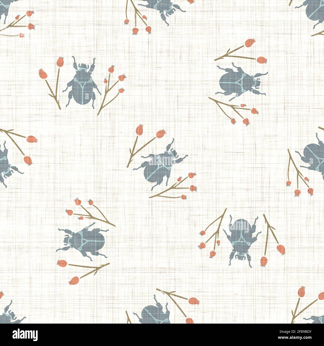 Seamless background bug insect gender neutral pattern. Whimsical ...