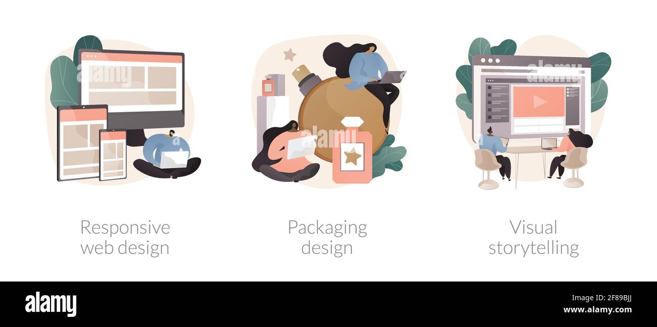 Design services abstract concept vector illustrations Stock Vector ...