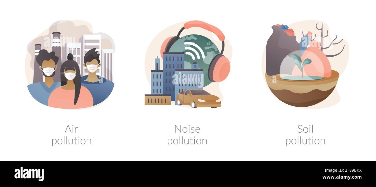 Environmental degradation infographic hi-res stock photography and ...
