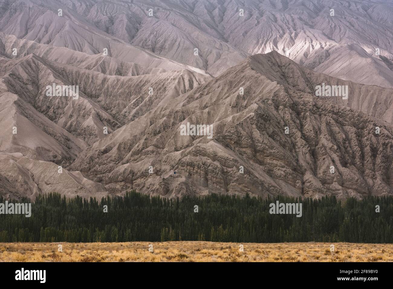 Eroded landscape and rock towers in Xinjiang, China Stock Photo - Alamy